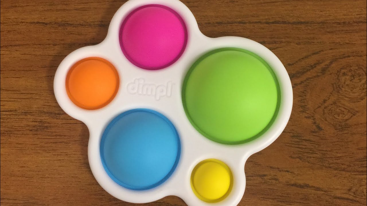 Dimpl - fidget toy review (Fat Brain Toy Co.) - YouTube