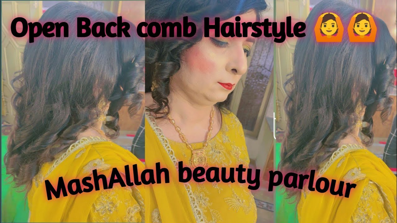 Open Back Comb Hairstyle 🙆🙆 with easy Method |Trending Hairstyle ...