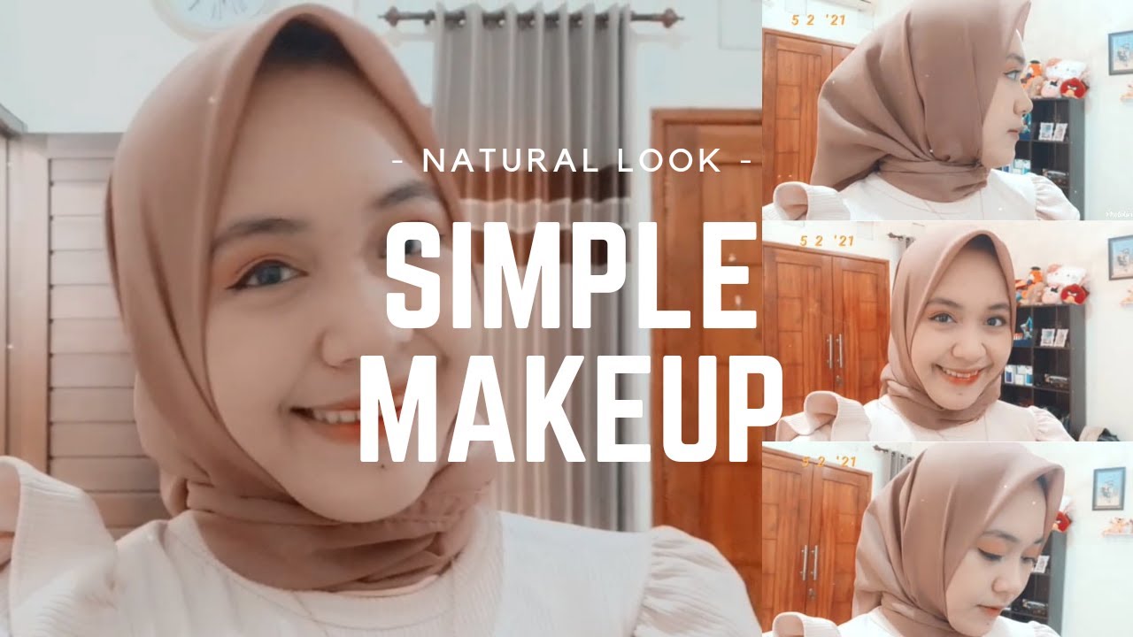 MY DAILY MAKEUP NATURAL LOOK - COCOK UNTUK MAKEUP PEMULA !! #MINIVLOG ...