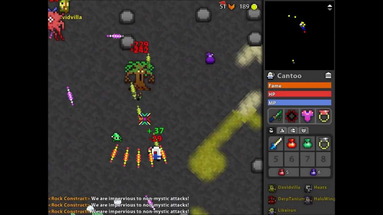 RotMG Crawling Depths and Godlands - Doku No Ken - YouTube