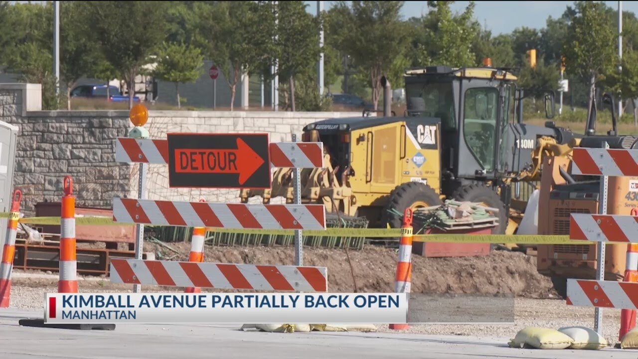 Road back open ahead of K-State game - YouTube