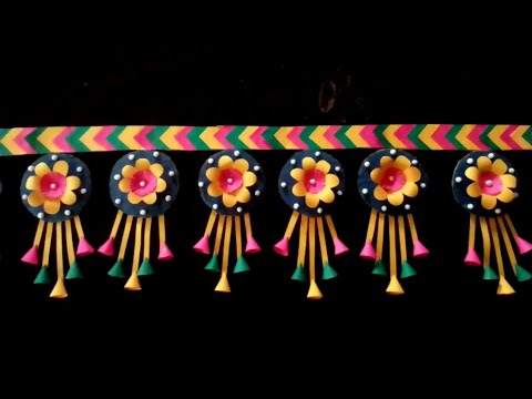 How To Make Toran At Home With Paper / New Toran Design / home ...