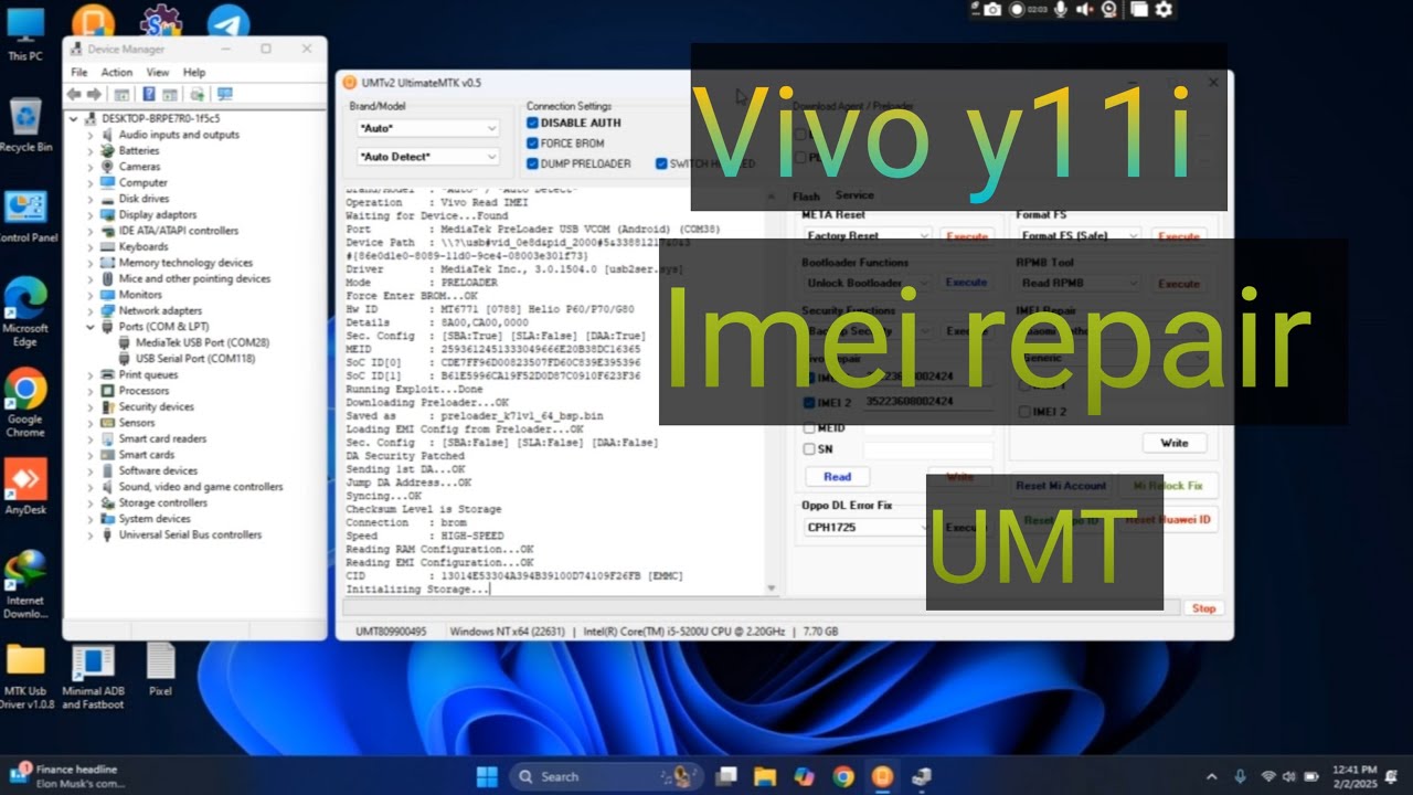 Vivo y11i Latest Security Imei Repair | Vivo New Security Imei repair ...