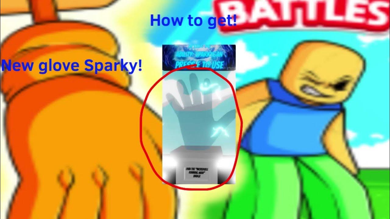 New Slap Battles glove Sparky! How to get it - YouTube
