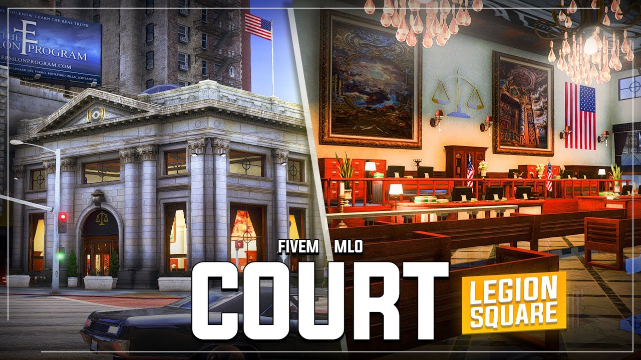 Court Legion Square [FiveM MLO - GTA V Interior] - YouTube