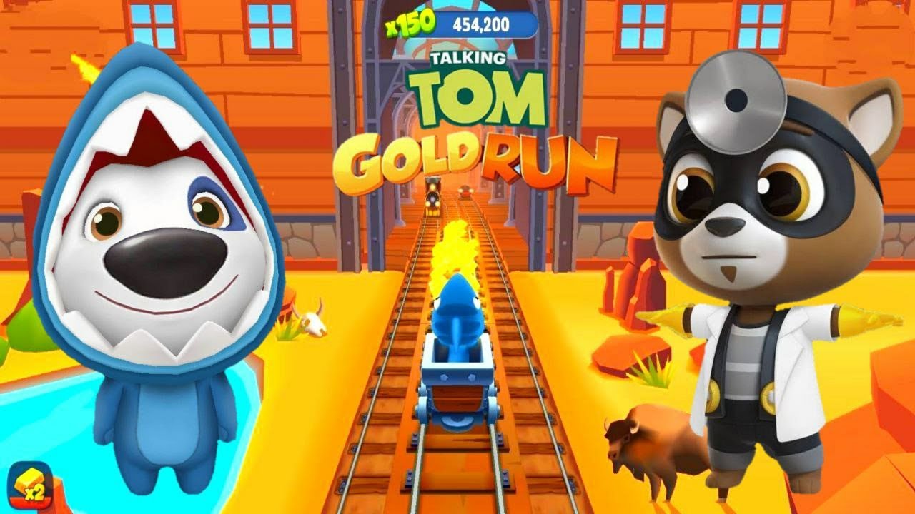 Talking Tom Gold Run - Shark Hank Runs 🔥🔥 || HD ( iOS & Android ...