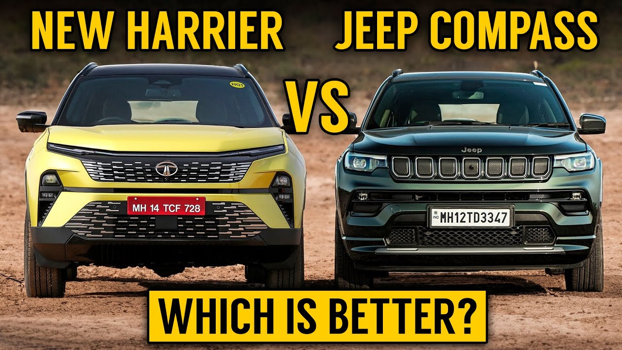 Harrier facelift 2023 VS Jeep Compass | New Tata Harrier VS Jeep ...