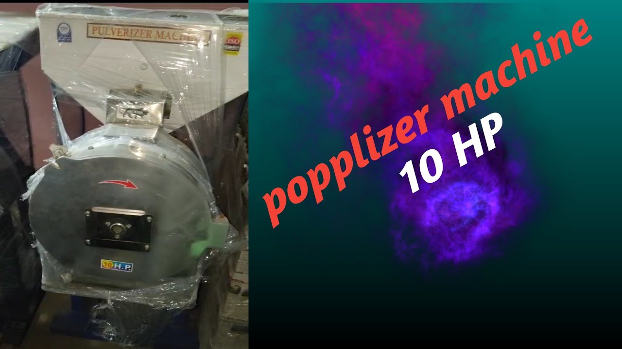 Plizer machine 10 HP SS body pallet using machine - YouTube