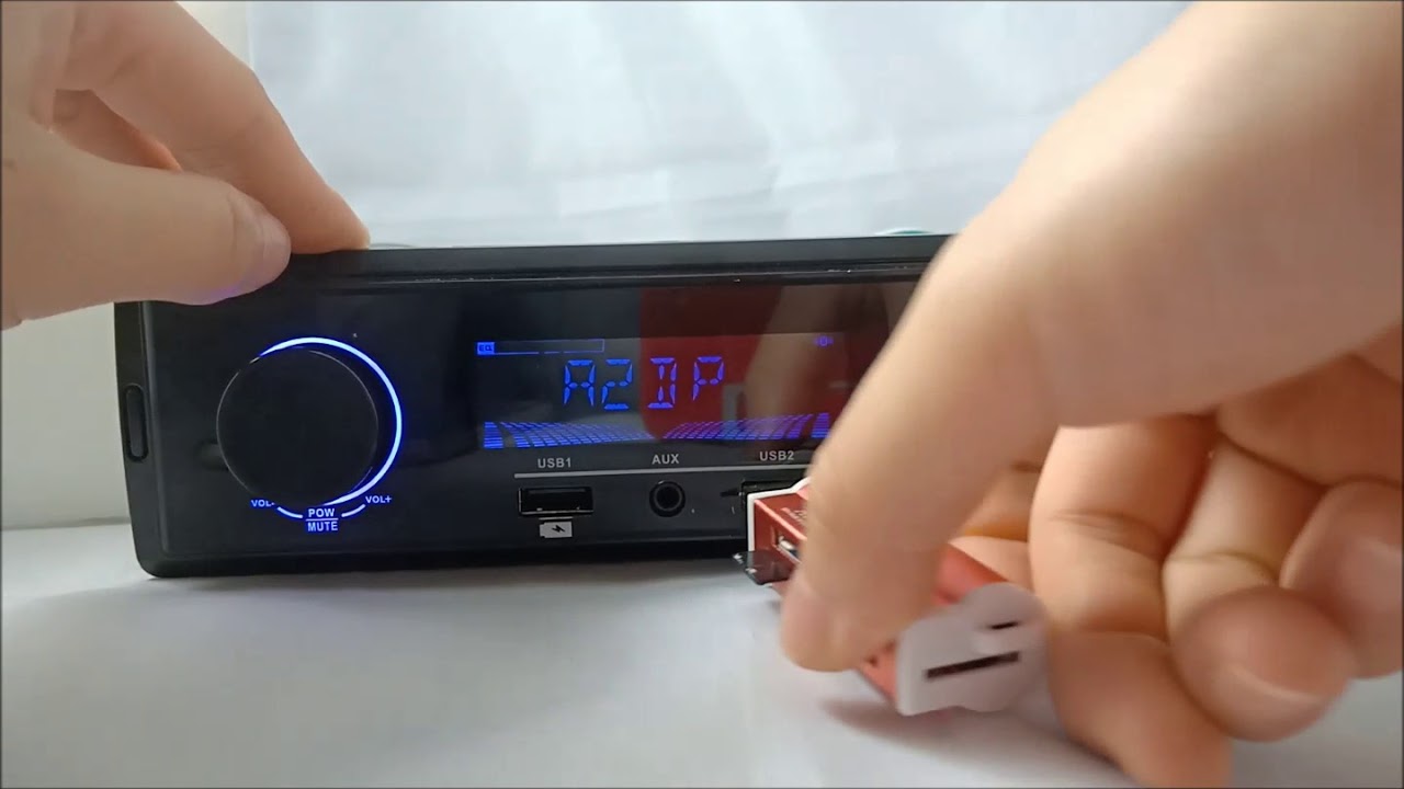 slim car mp3 player 504 - YouTube