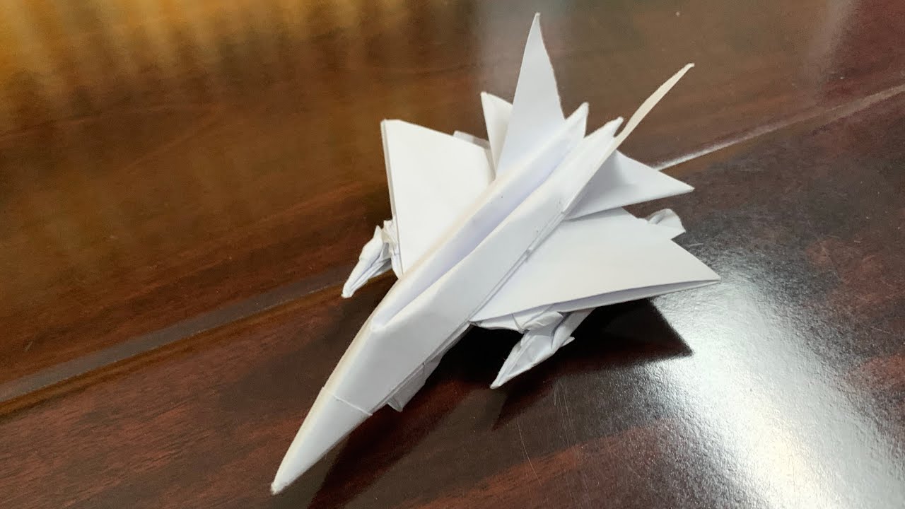 Origami Strike Fighter ( Falcon ) by Jayson Merrill - YouTube