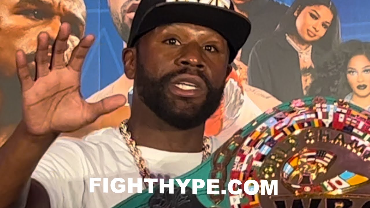 FLOYD MAYWEATHER VS. JOHN GOTTI III FINAL PRESS CONFERENCE & FACE OFF ...