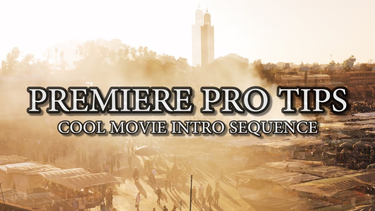 Cool Movie Intro Effect in Premiere Pro - YouTube