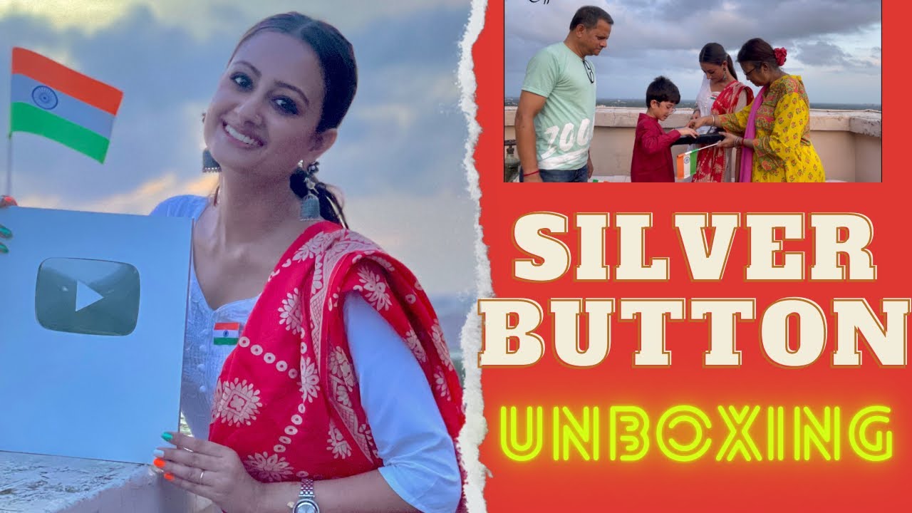 SILVER BUTTON #unboxing 🎉🥳 #silverplaybutton - YouTube