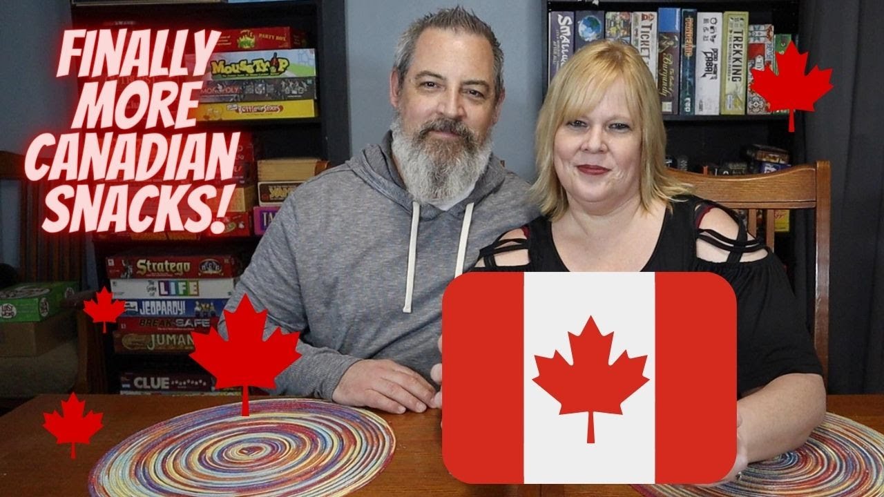AMERICANS TRY CANADIAN SNACKS | CANADA SNACK CRATE REVIEW - YouTube