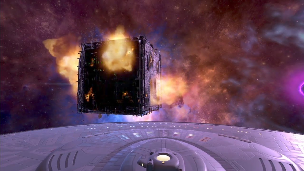 BORG Mission! SOLO - Enterprise 1701 D vs. Romulans - PS4 - Red ...
