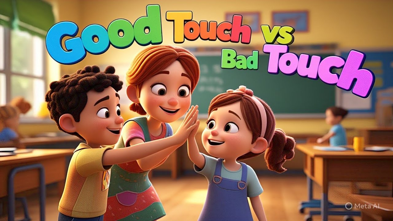 Good Touch vs Bad Touch 🚦 | Body Safety for Kids | Learn with Teacher ...
