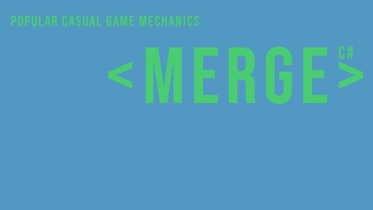 Merge Mechanic - Unity - C# - YouTube