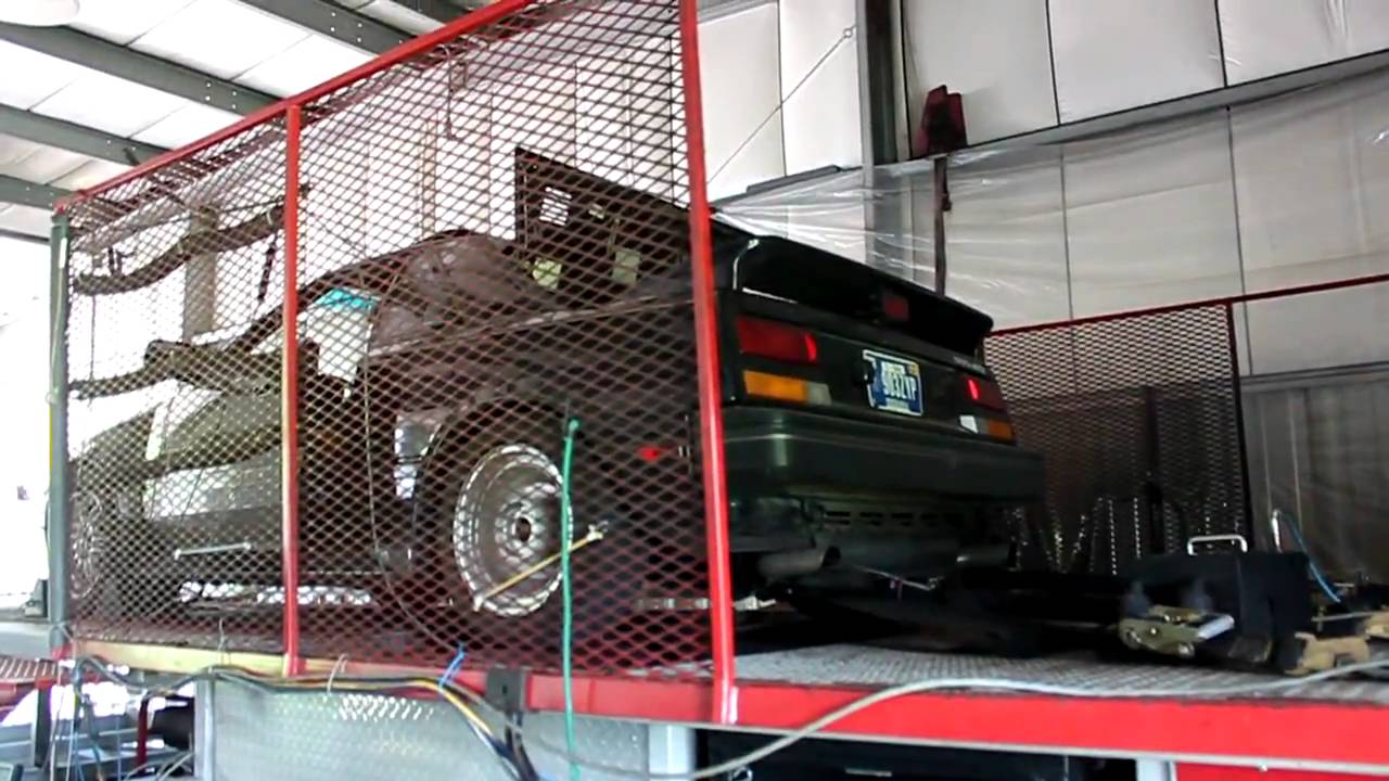 1986 Toyota MR2 NA (AW11); modded(cams); on the dyno (112whp) - YouTube