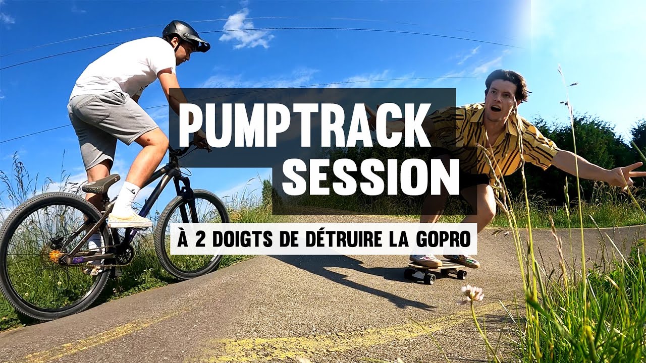 Session pumptrack Montbé - YouTube