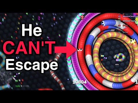 Slither.io But I’m Stuck In A 5 Snake Trap…