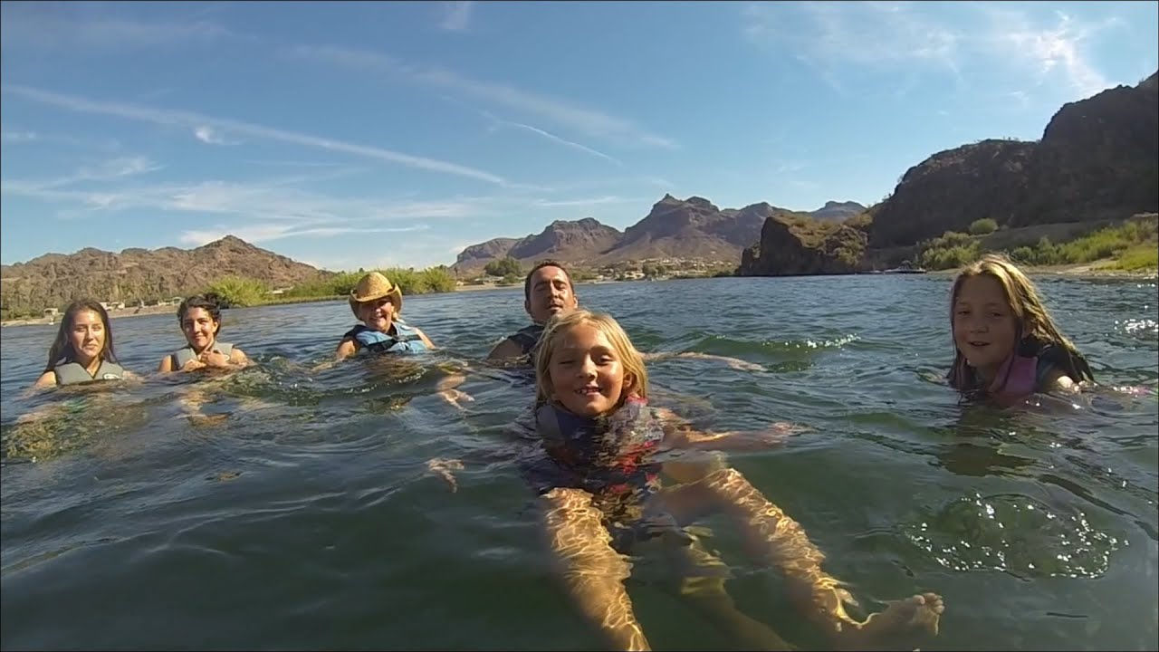 Swimming in the Colorado River! - YouTube
