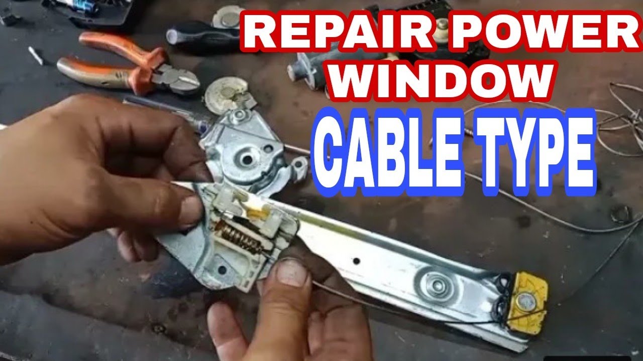 POWER WINDOW REPAIR,CABLE TYPE(BMW) - YouTube