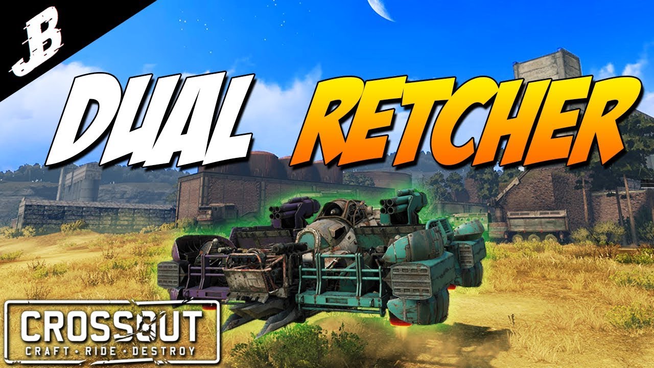 Dual Retcher Hover build - SO MUCH DAMAGE!!! - Crossout Gameplay - YouTube