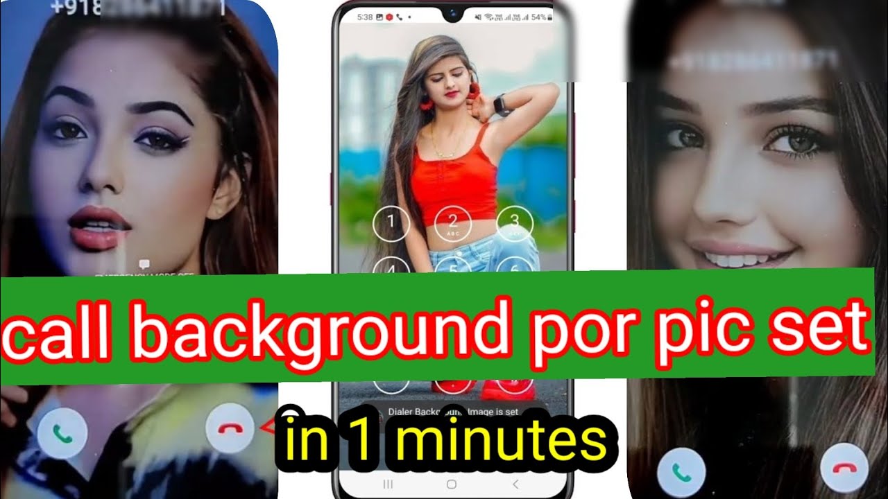 how to change call background || Dialer me photo kaise lagaye || #viral ...