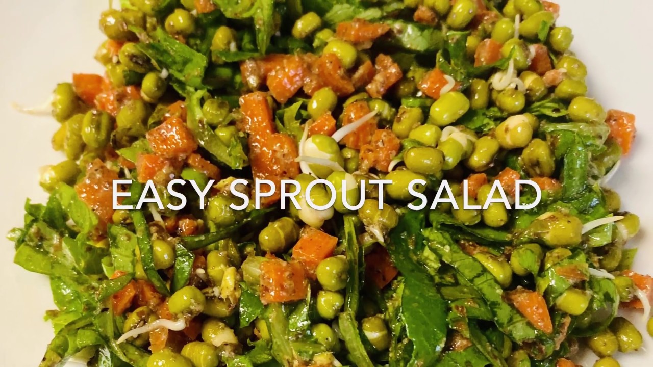 Easy and Healthy Sprout Salad | Sprout Salad for Weight Loss | Tasty ...