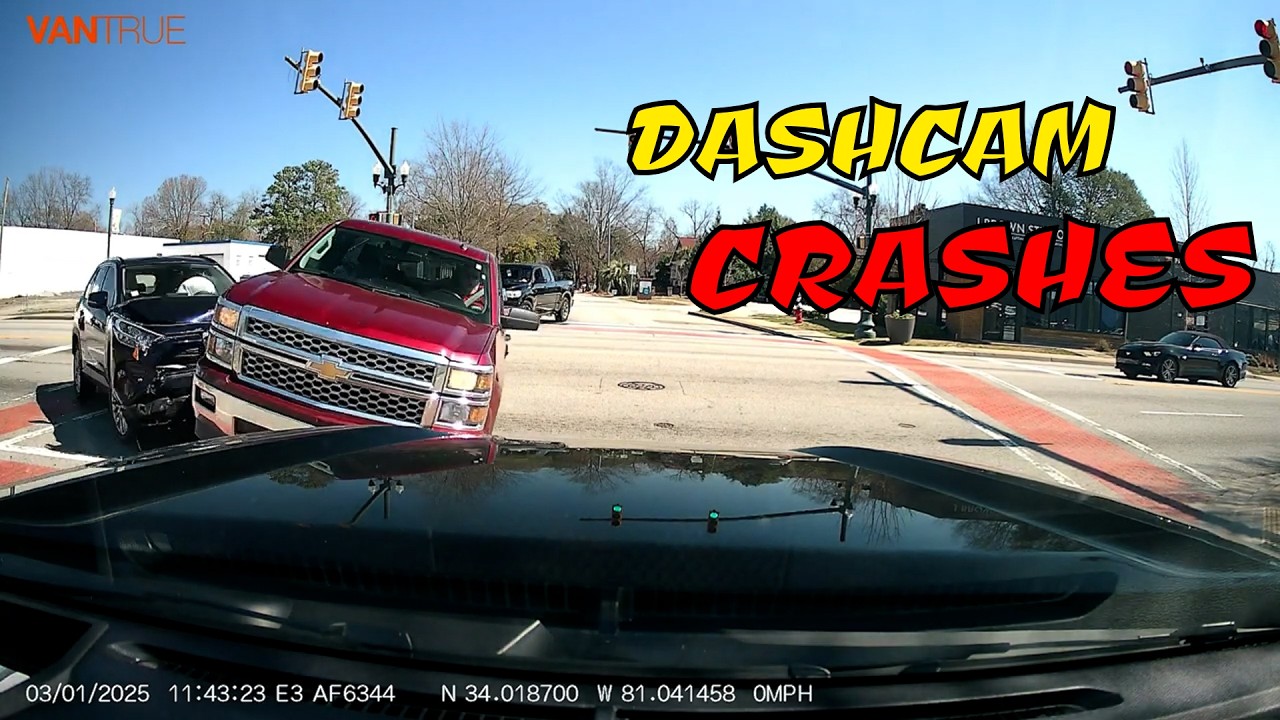 DASHCAM CRASH NEAR MISS CLOSE CALL ROAD RAGE COMPILATION - 2025 - YouTube