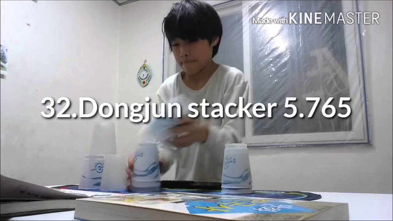 Sport stacking:Top 50 in Korea - YouTube