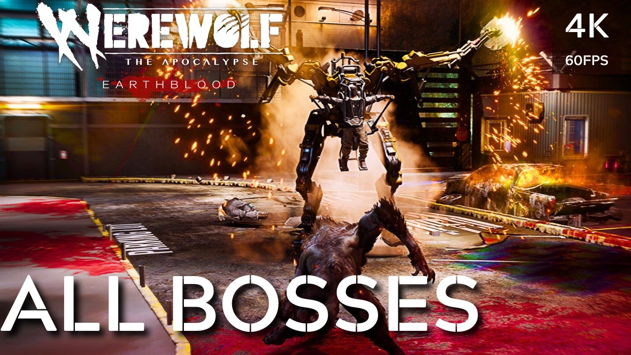 Werewolf the Apocalypse Earthblood All Bosses [4K60FPS] No Commentary ...