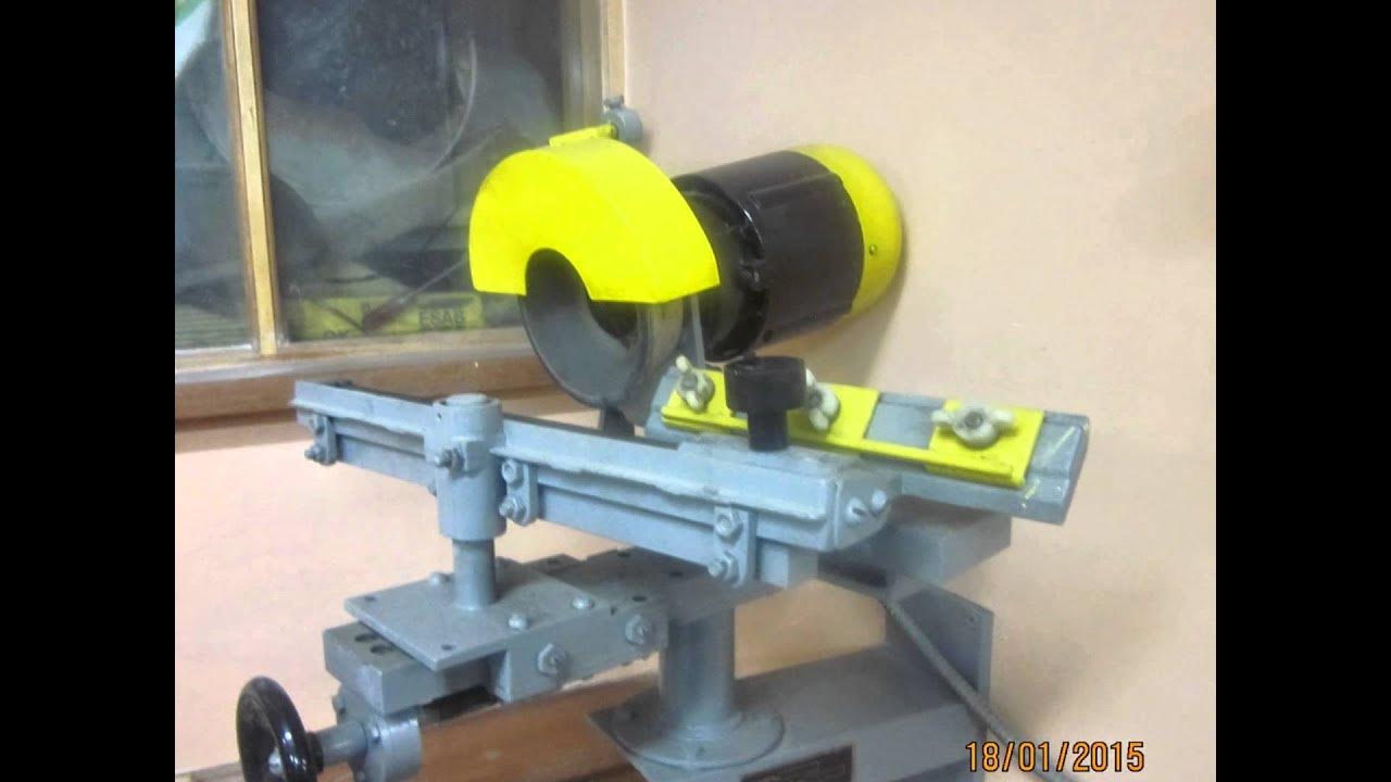 Самодельный станок для заточки ножей фуганка. - YouTube