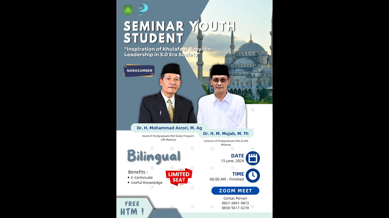 Live Streaming - Seminar Youth Student - YouTube