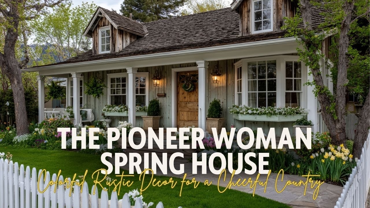 The Pioneer Woman Spring House Colorful Rustic Decor for a Cheerful ...