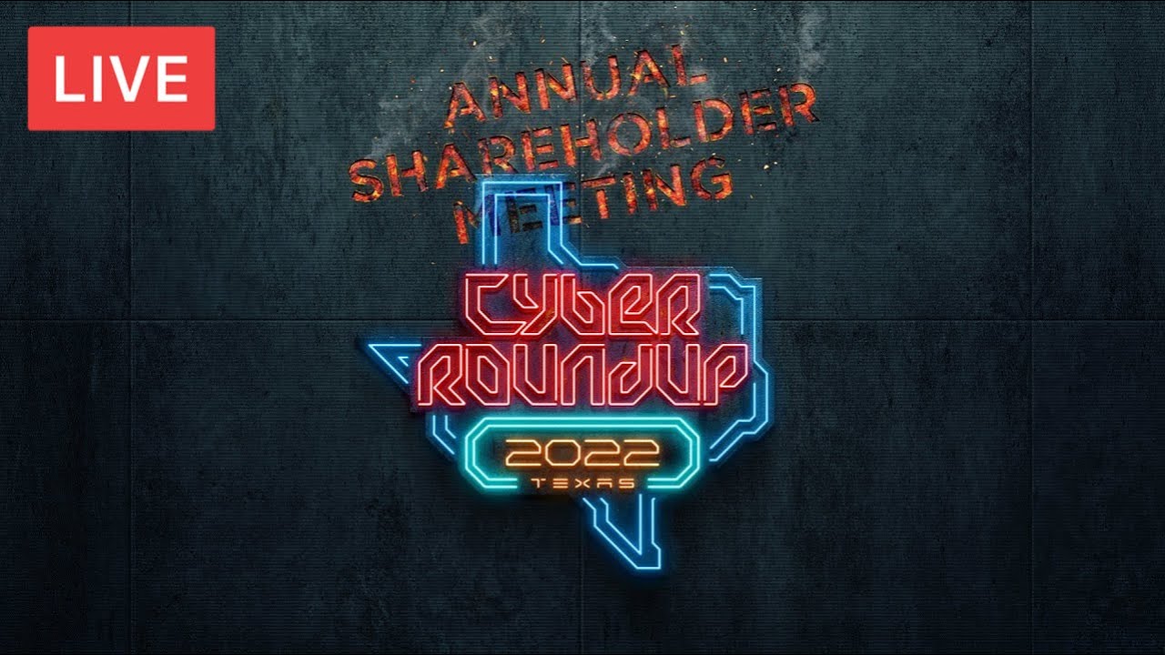 (LIVE NOW) Tesla, Inc. 2022 Annual Meeting of Stockholders (CYBER ROUND ...