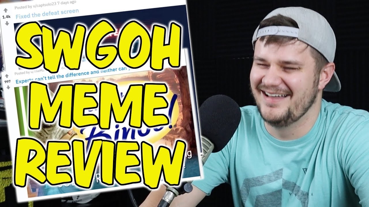 SWGoH MEME REVIEW! June 2019 | Star Wars: Galaxy of Heroes - YouTube
