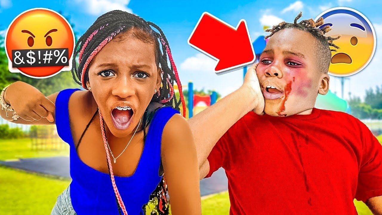 KIDS WON'T STOP FIGHTING, Boy INSTANTLY REGRETS IT - YouTube