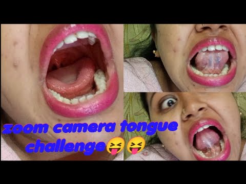#viral zoom camera tongue 😝👅challenge// requested video//#tongue ...