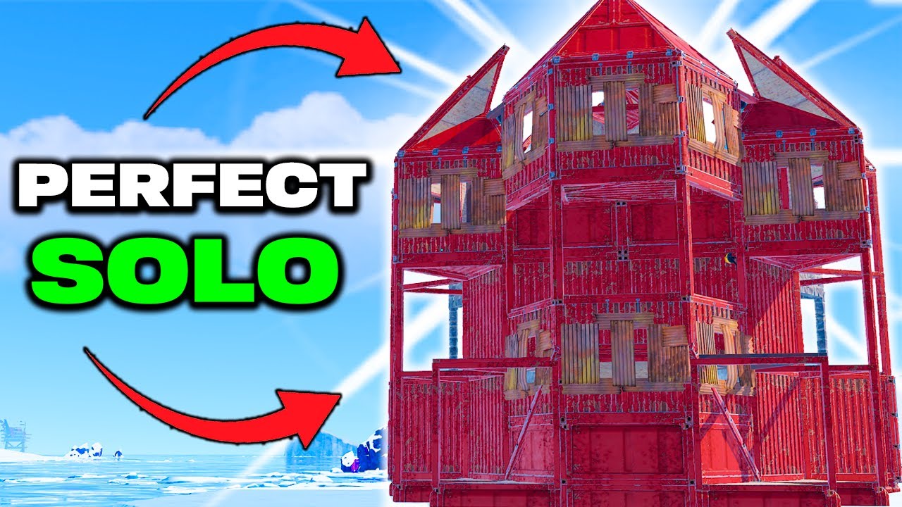 The Perfect ''2024'' SOLO/DUO Rust Solo Base Design 2024 (Step by Step ...