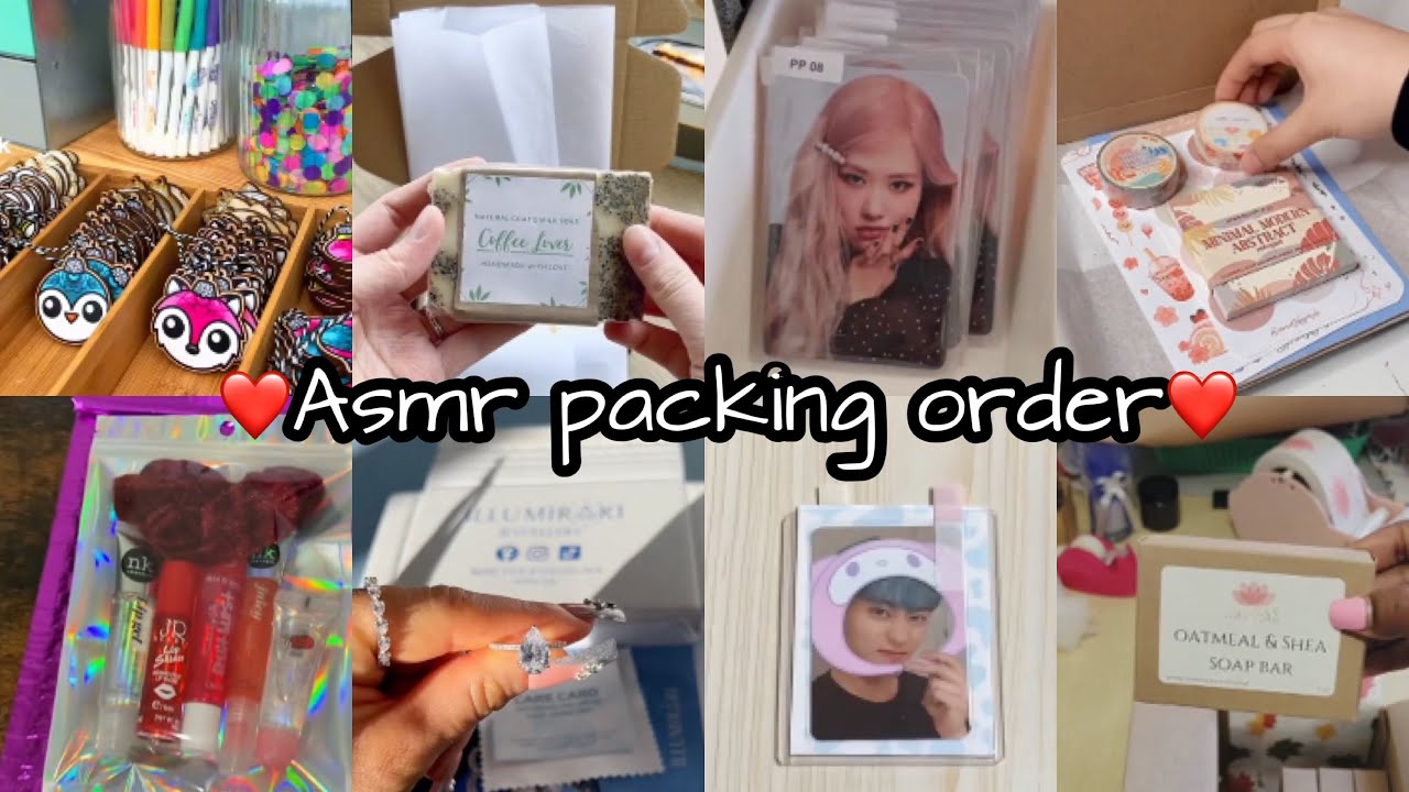 Asmr packing order #10 | Tik tok complilation | Asmr luna - YouTube