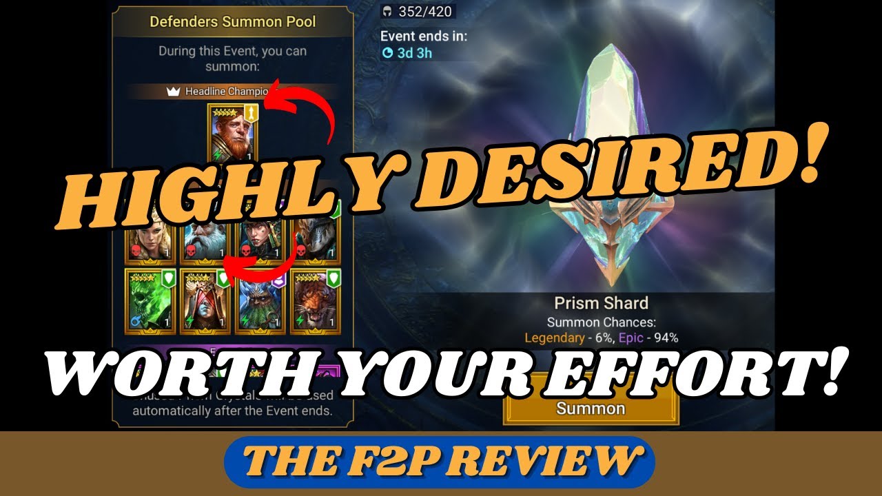 Defenders Summon Pool! | The F2P Review | RAID: Shadow Legends - YouTube