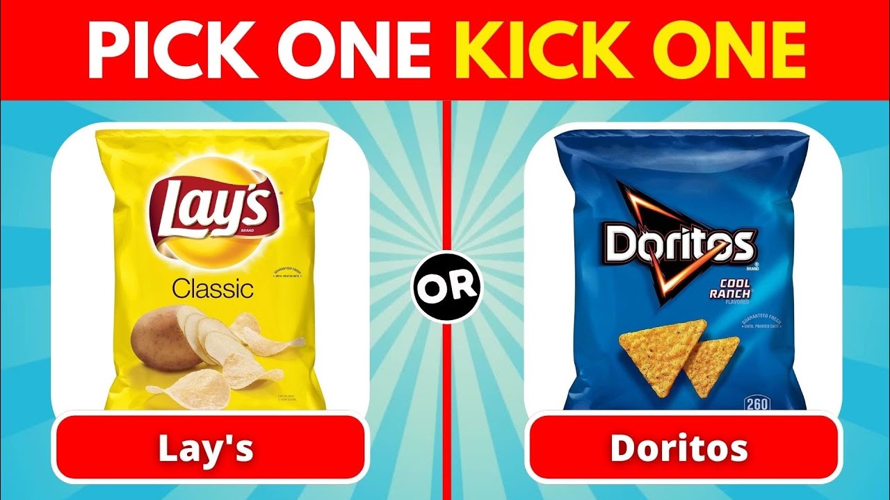 Pick one, Kick one Chips 🍿| Choose Your Favorite Chips | What is Your ...