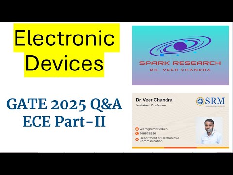 GATE 2025 ECE Q&A // Electronic Devices - YouTube