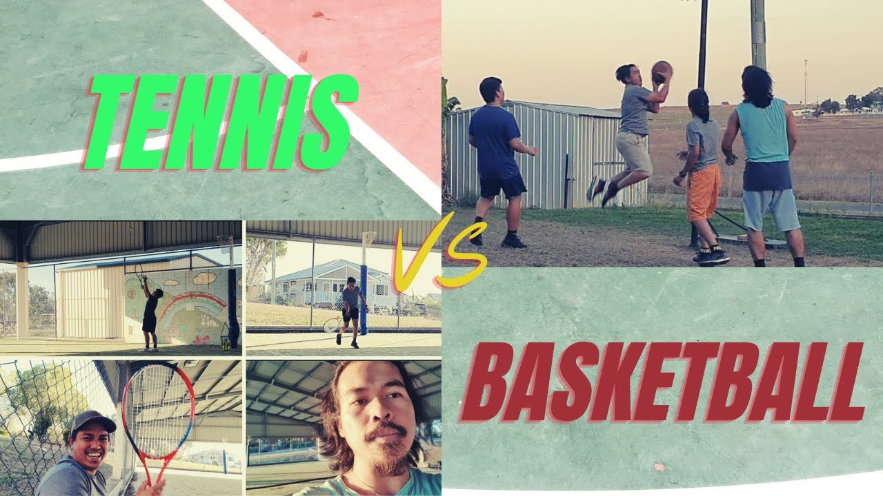 TENNIS vs BASKETBALL - YouTube