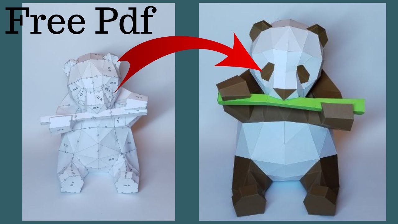 "How to Make an Adorable Origami Panda in Minutes! Easy Origami Panda ...