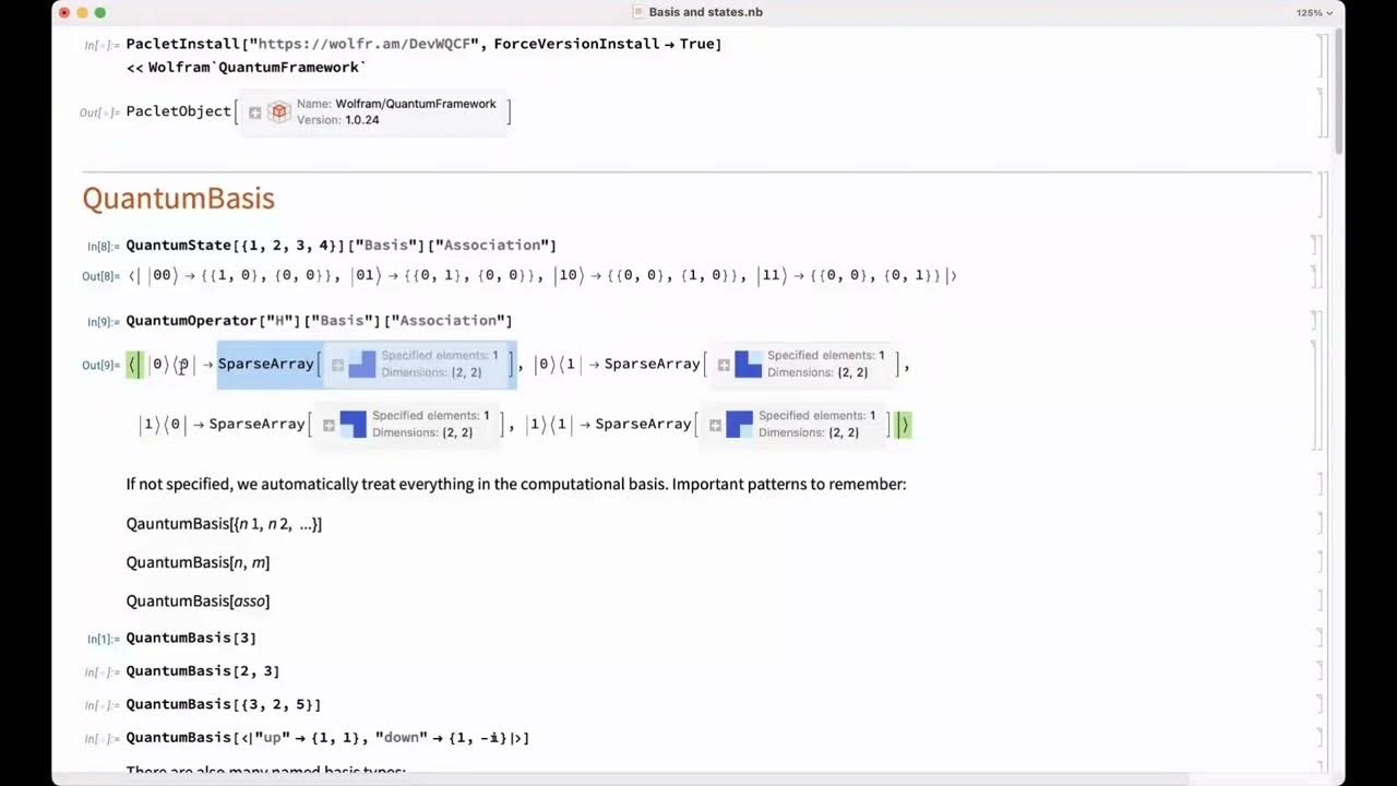 Wolfram Quantum Framework Study Group: Quantum Basis and Quantum State ...