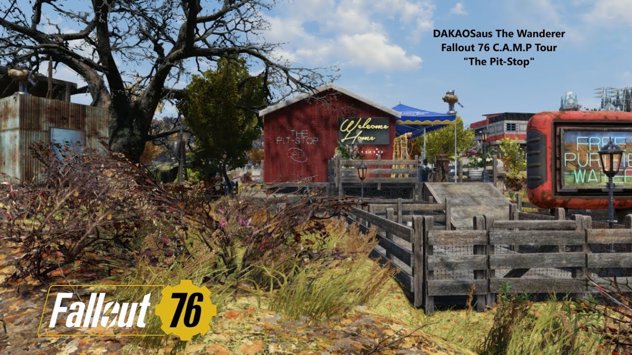 The Pit-Stop | Fallout 76 C.A.M.P - YouTube