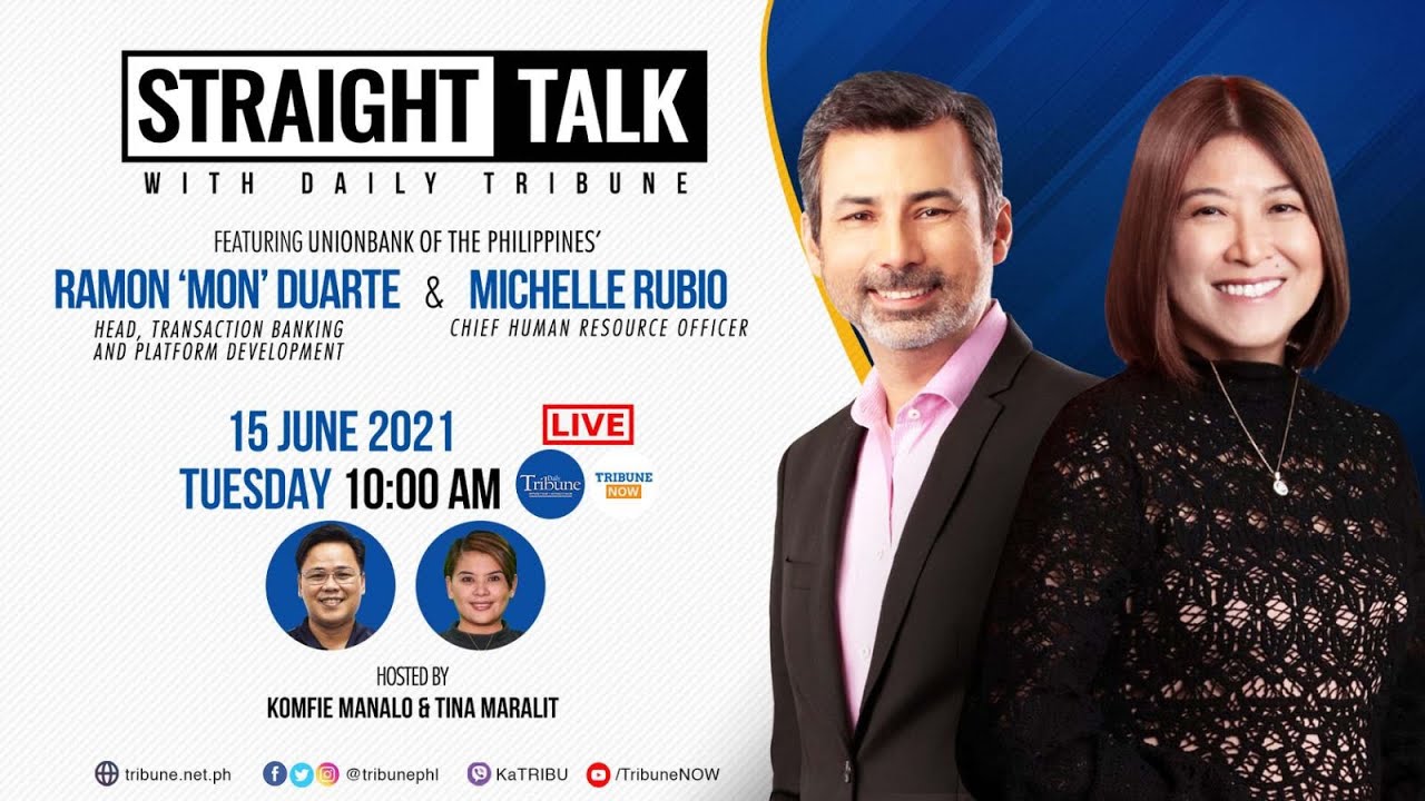 Michelle Rubio and Ramon ‘Mon’ Duarte of UnionBank | Straight Talk with ...