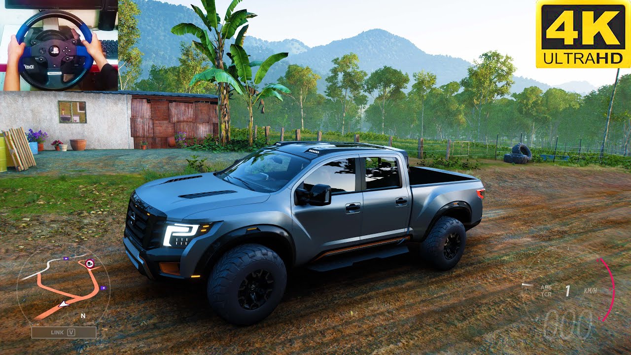 NISSAN TITAN WARRIOR OFFROADING FORZA HORIZON 5 4K GAMEPLAY WITH ...